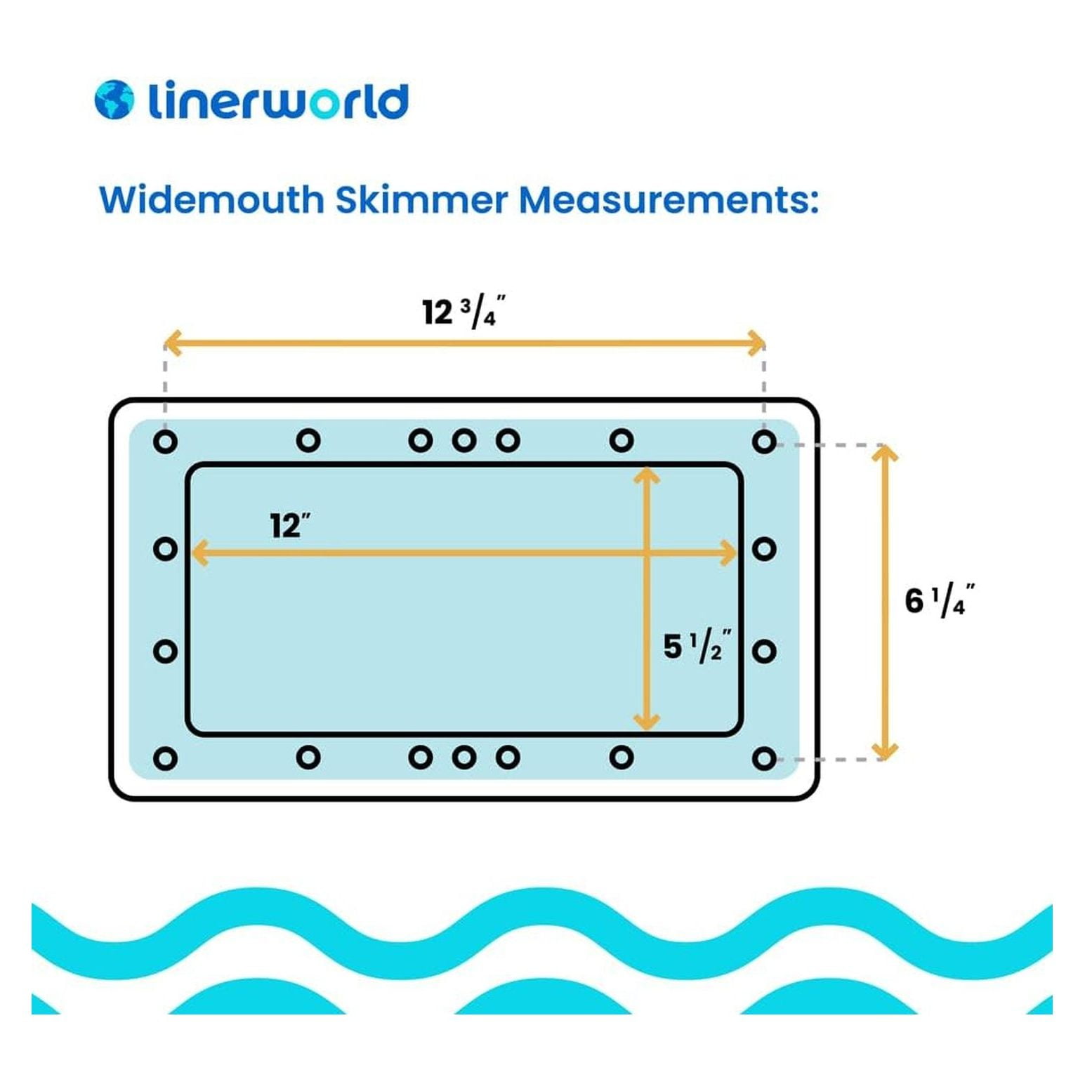 Widemouth Skimmer Box Gaskets Standard (Qty 2), Navy Blue Grip Seal ...