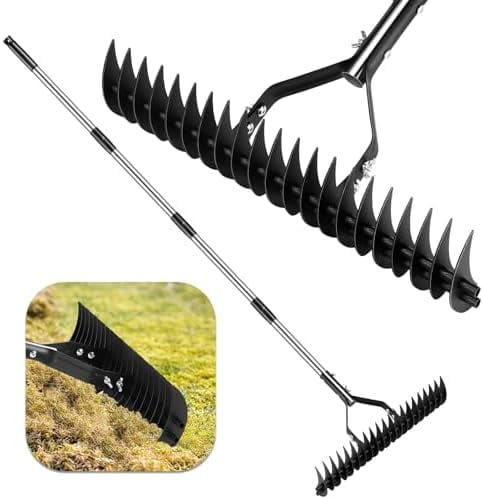 Widened 16-Inch h Rake, Thatch Rakes for Lawns, Thatching Rakes for ...