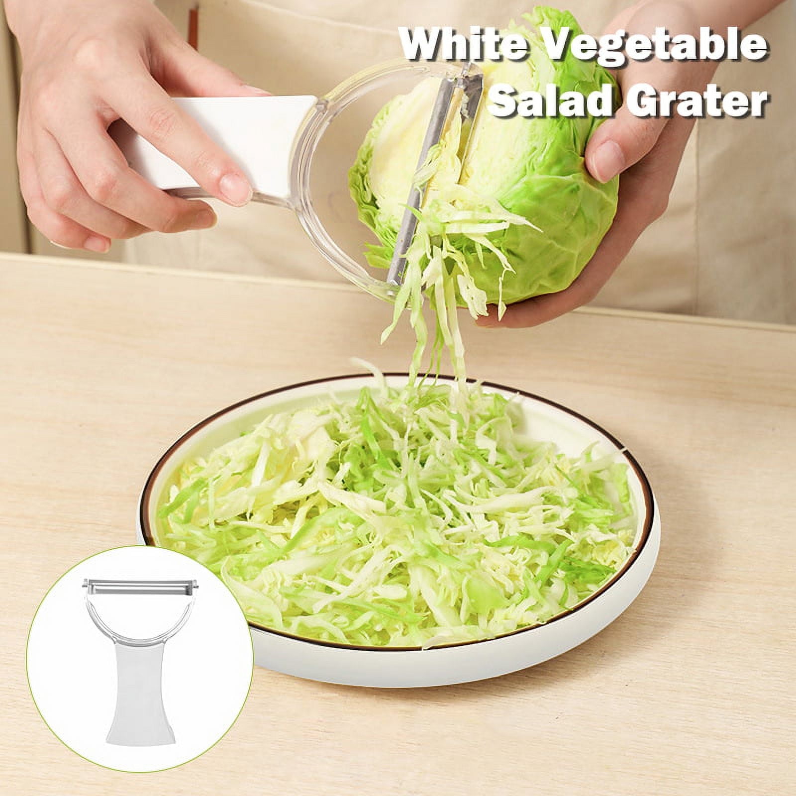 Altrian, Inc Widened Handle Cabbage Shredder, Manual Vegetable Cutter ...