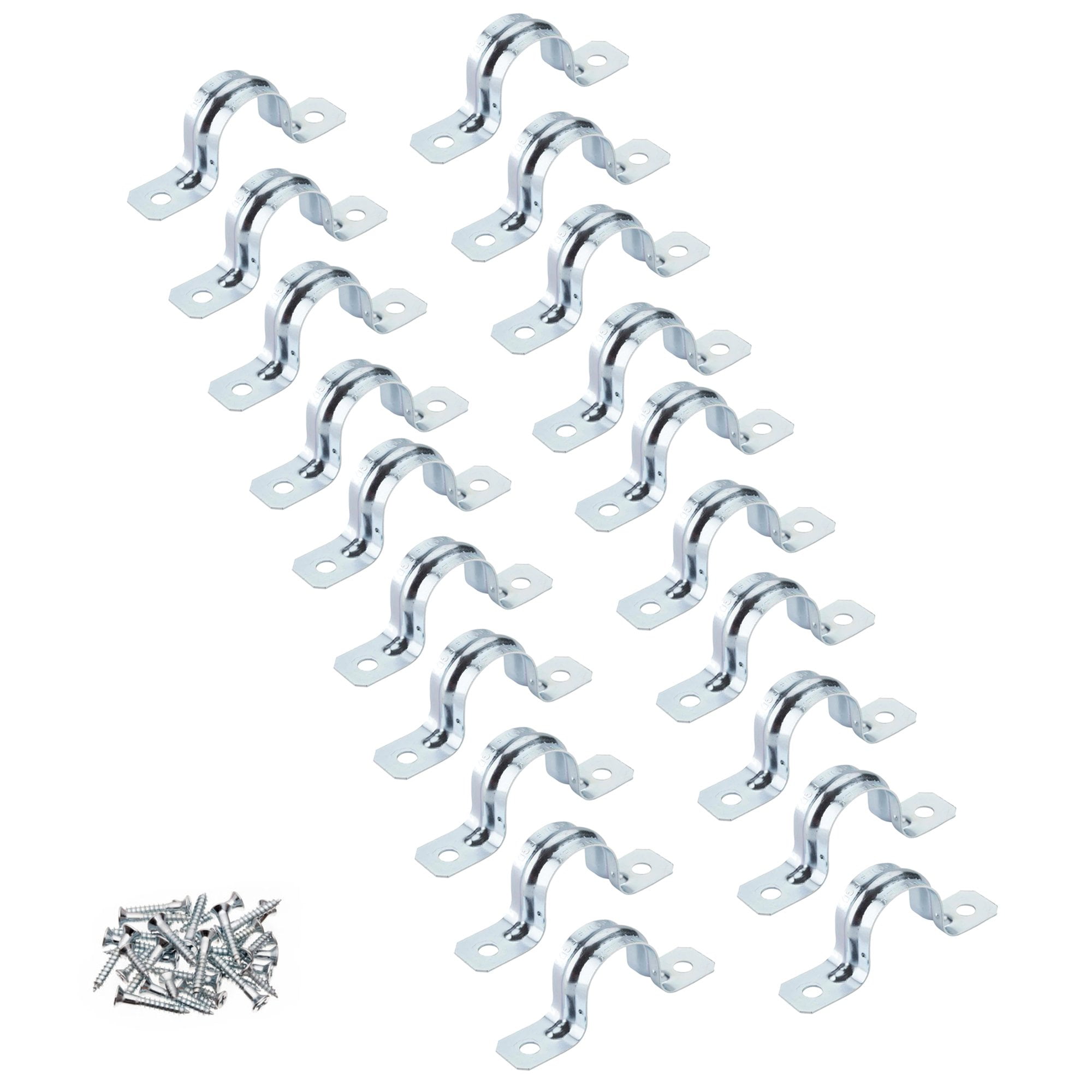 Wideskall 1" inch Heavy Duty Pipe Tube Conduit Steel Hanger U Strap ...