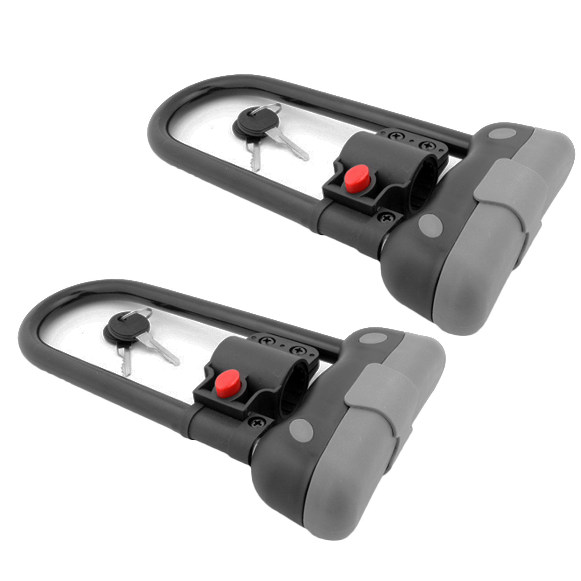 Wideskall 2 Pack Secure Heavy Duty 14mm U Bar Bike Lock, Anti-Theft ...