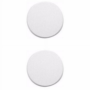 "All Top Bargains 4 White Door Knob Wall Protectors - Guard, Cover ...