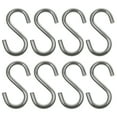 Wideskall 2" inch Heavy Duty Small Zinc Plated Steel S Shaped Hanging ...