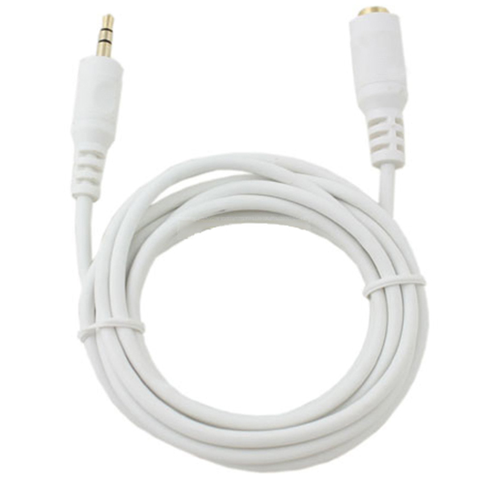 Wideskall 20 Feet 3.5mm Gold Plated Male to Female Aux Stereo Audio ...