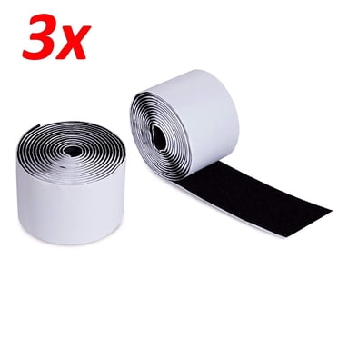 Self Adhesive Hook & Loop Sticky Back Tape Kit - 6 Feet - 4" - Walmart.com