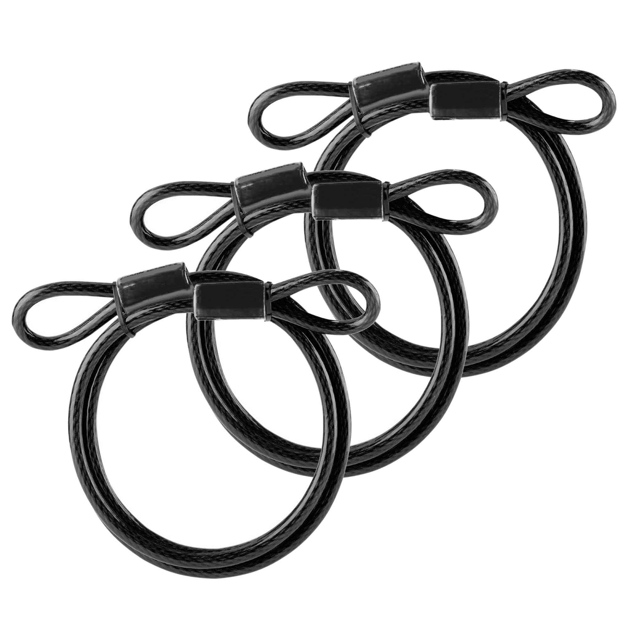 Wideskall 3-Pack 27" inch 15mm Super Duty Vinyl Coated Double Looped ...