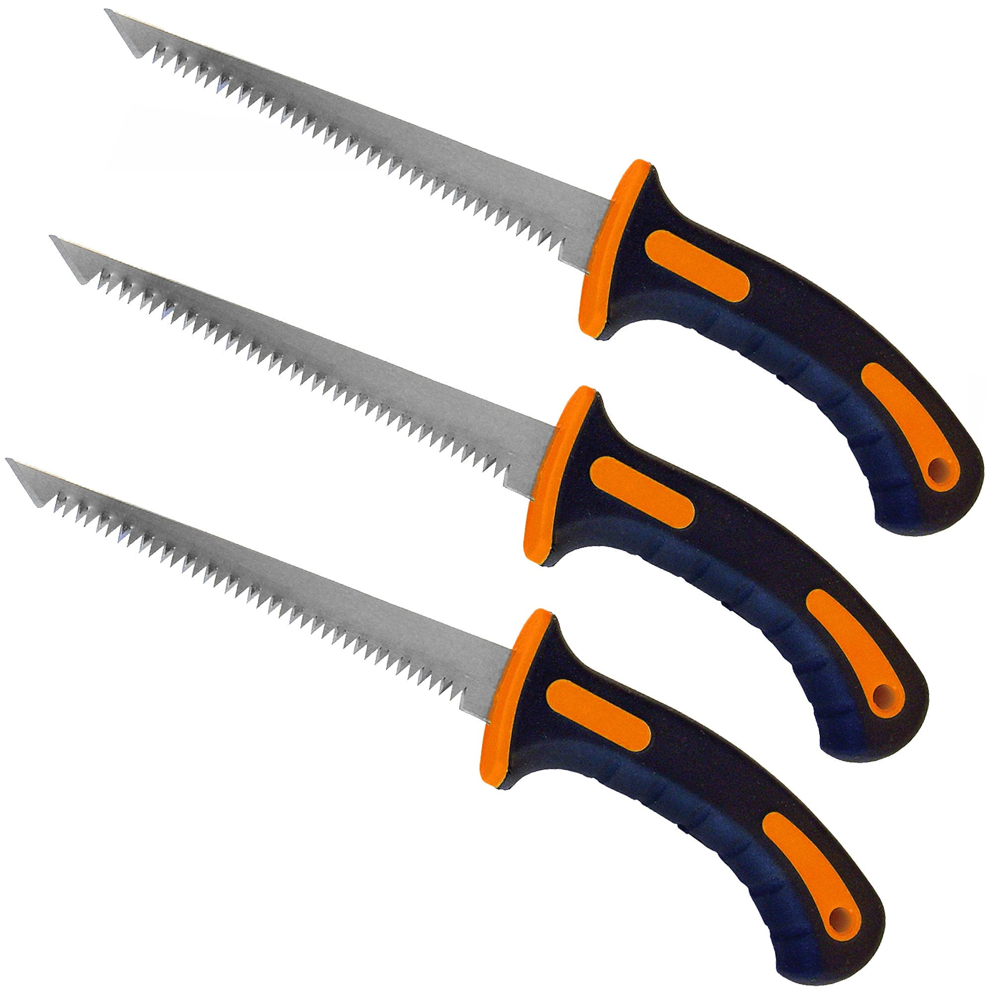 Wideskall 3-Pack 6.5" inch Utility Wallboard Drywall Hand Saw Confirm ...