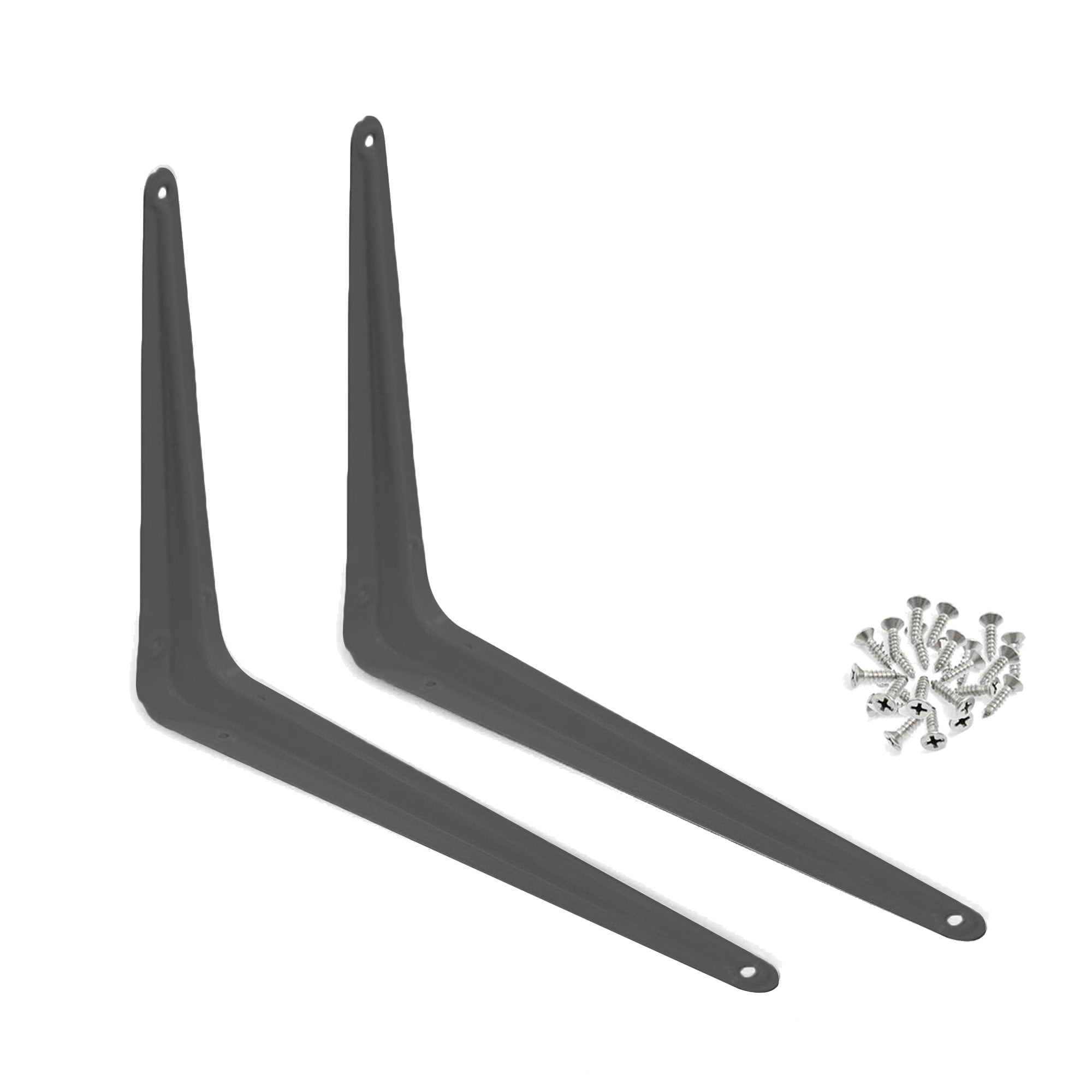 Wideskall 4 Pcs Metal 10" x 12" inch Wall Corner Angle Shelving Shelf ...