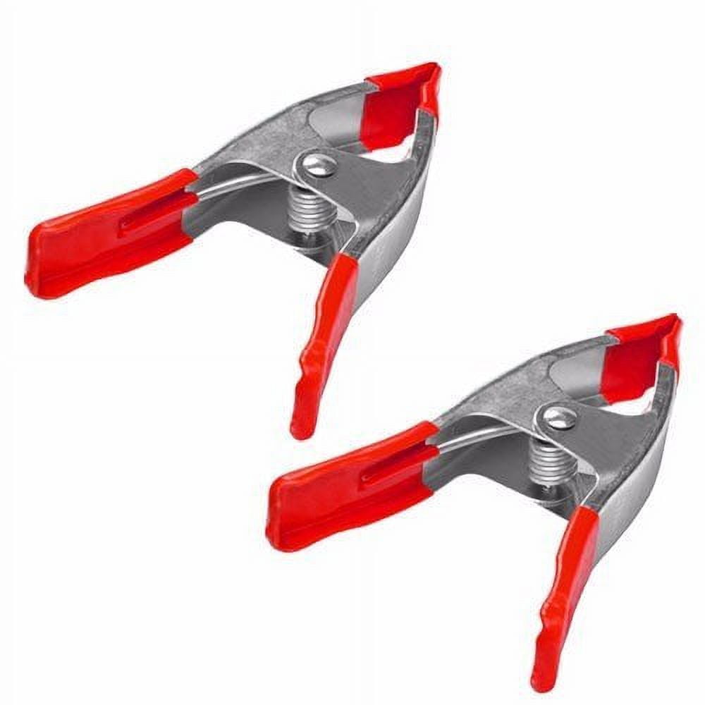 Wideskall 6" Metal Spring Clamps w/ Red Rubber Tips Clips, Hardware ...