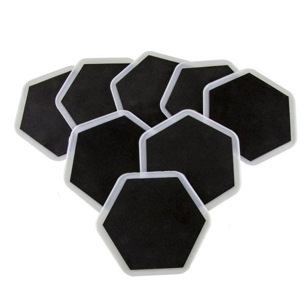 Wideskall 8-Piece Set: Reusable Furniture Slider Pads for Easy Moving ...