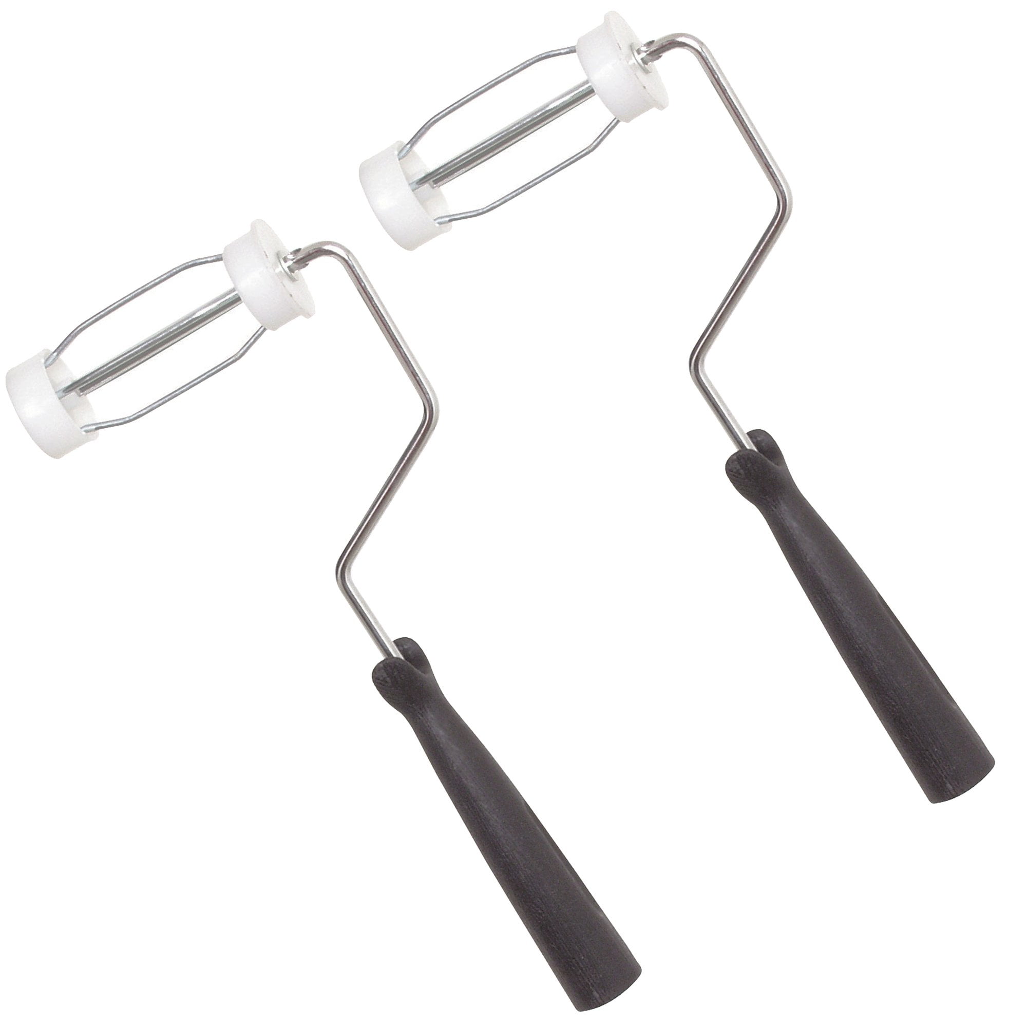 Wideskall Heavy Duty 4" inch Paint Roller Frame w/Threaded Grip for ...