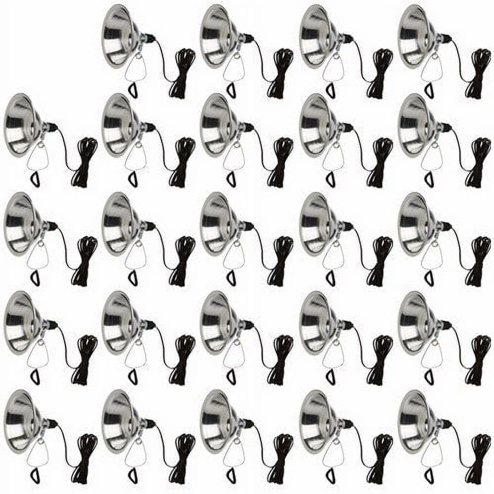 Wideskall Heavy Duty 8-1/2" Aluminum Reflector Shade Clamp on Work ...