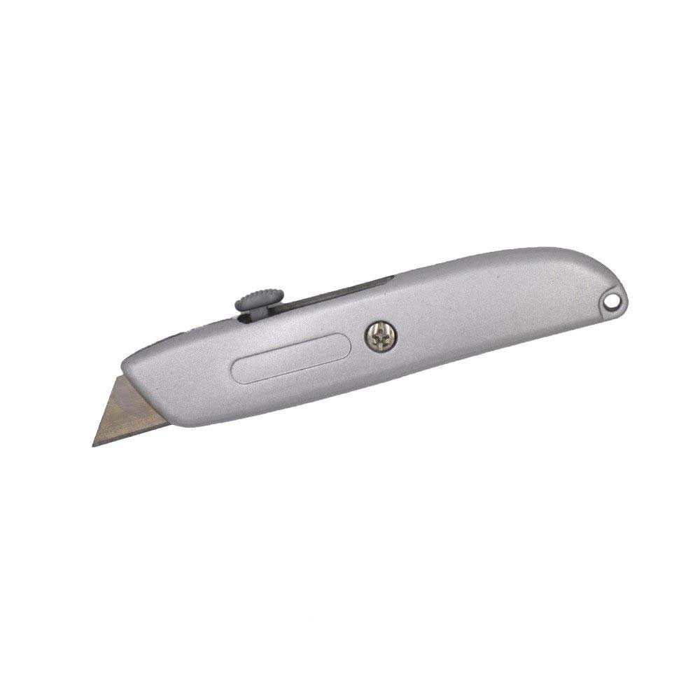 Wideskall Heavy Duty Box Cutter Retractable Blade Metal Utility Knife ...