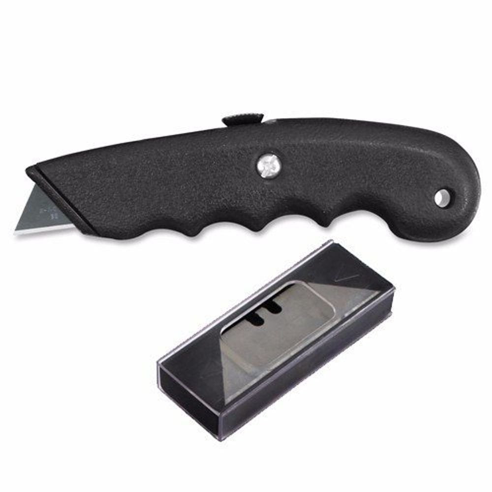 Wideskall Heavy Duty Contoured Handle Retractable Blade Utility Knife ...