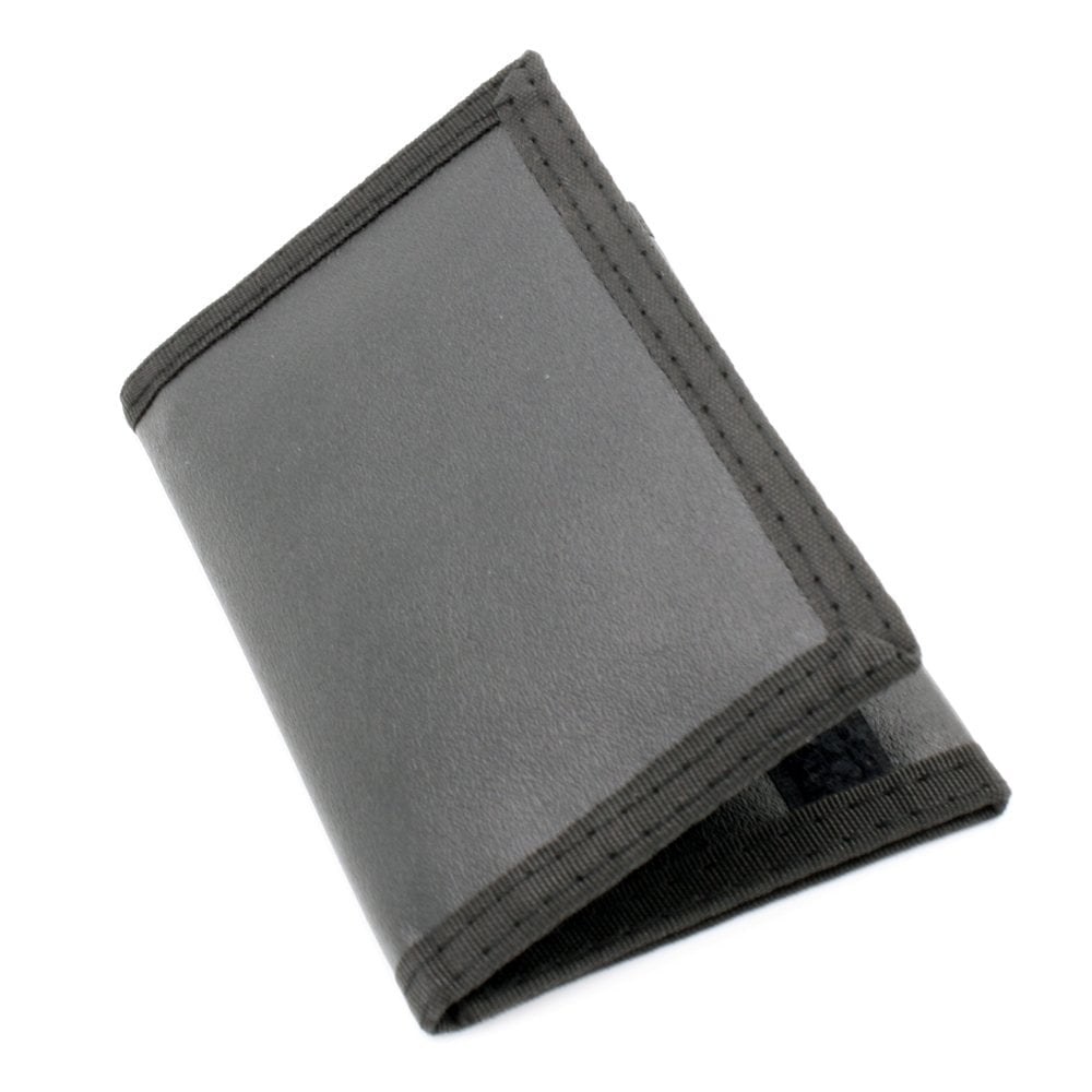 Mens Black Trifold Nylon Wallet with Velcro Closure for Credit Cards ...