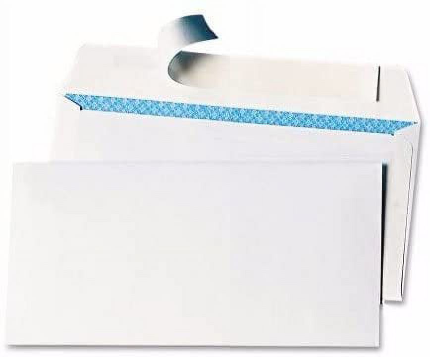 Wideskall White Security #6-3/4 Regular Self-Seal Letter Mailing ...
