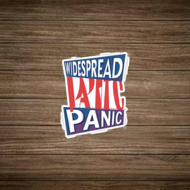 Widespread Panic Sticker - Retro Rock Band Logo Decal For Fansphone ...
