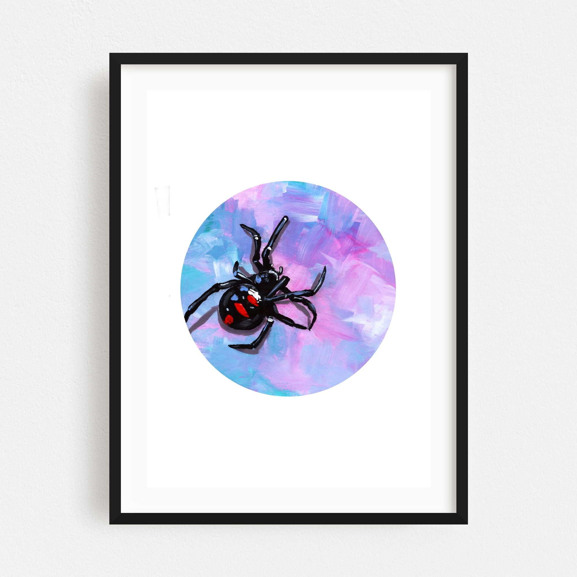 Widow - Painting Insect Animal Modern Art Pastel Surrealism Pop Art ...