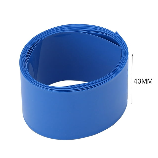 Width 18-75mm Heat Shrink Tubing Li-ion Wrap Cover Skin PVC Shrinkable ...