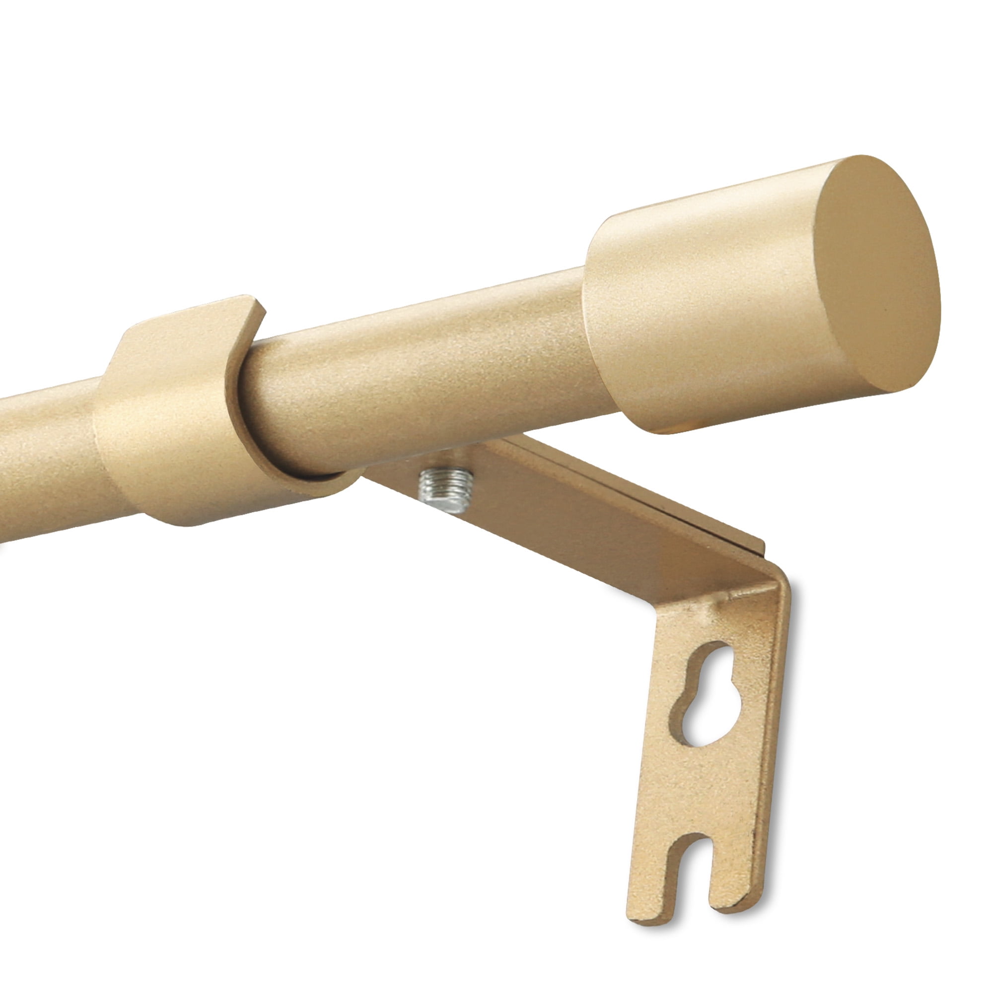 Widyana Gold Curtain Rods for Windows 5/8" Diameter 30 to 62 inches ...