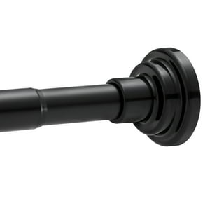 Black Shower Rod in Shower Curtain Rods - Walmart.com