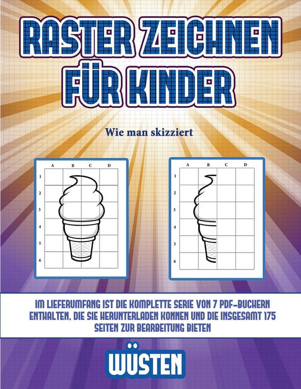 Wie Man Skizziert: Wie man skizziert (Raster zeichnen für Kinder ...