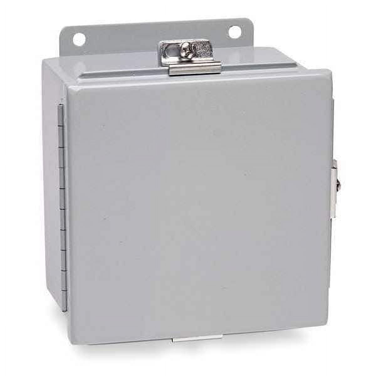 Wiegmann Enclosure,Mtlc,12In.Hx 12In.Wx6In.D BN4121206CH - Walmart.com