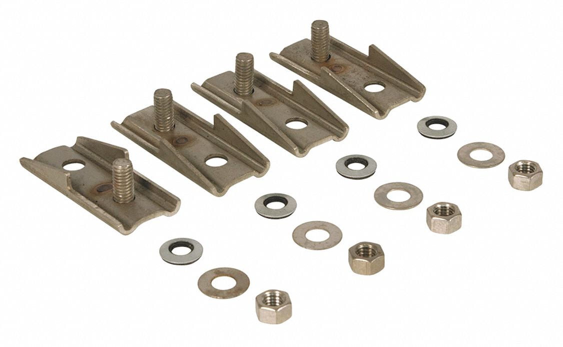 Wiegmann Mounting Foot Kit,1.50" H,6.00" W N412MFKSS - Walmart.com