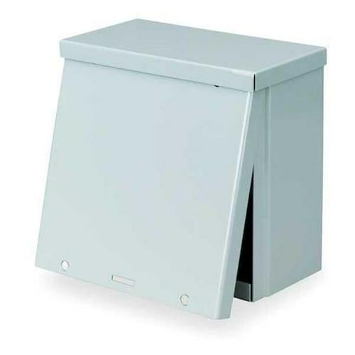 Wiegmann Wall Mount Electrical Enclosure, Screw On, Metallic, 8 in H, 8 ...