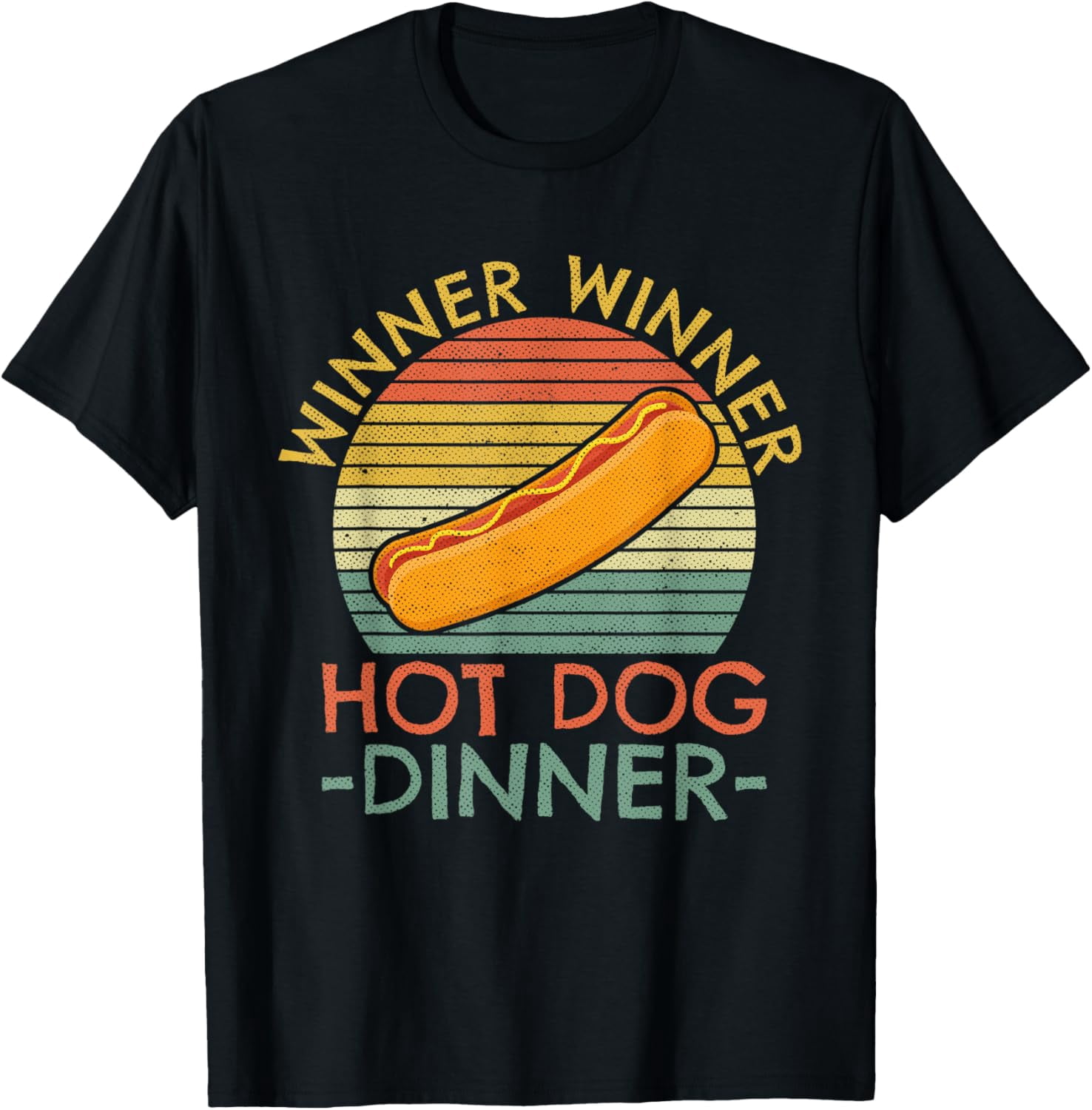 Wiener Hot Dog Design for a Hotdog Eating Contest Winner T-Shirt ...