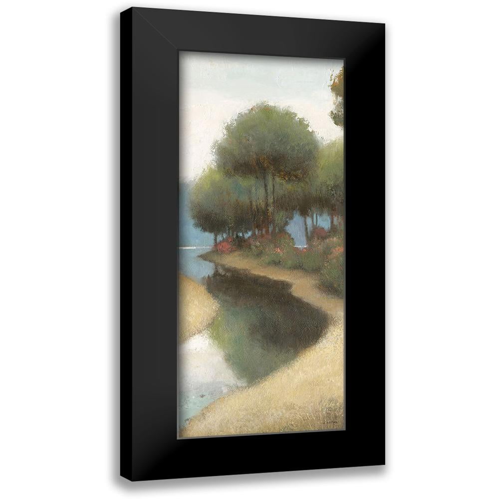 Wiens, James 12x24 Black Modern Framed Museum Art Print Titled - By the ...