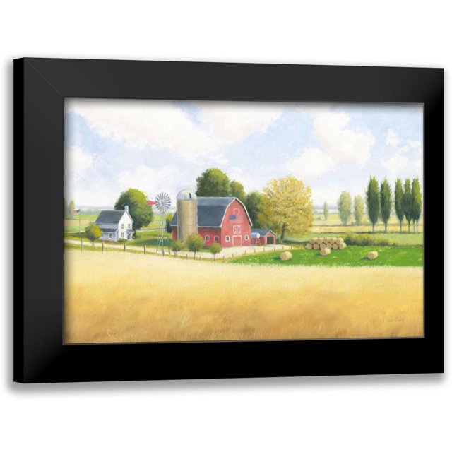 Wiens, James 14x11 Black Modern Framed Museum Art Print Titled - Land ...