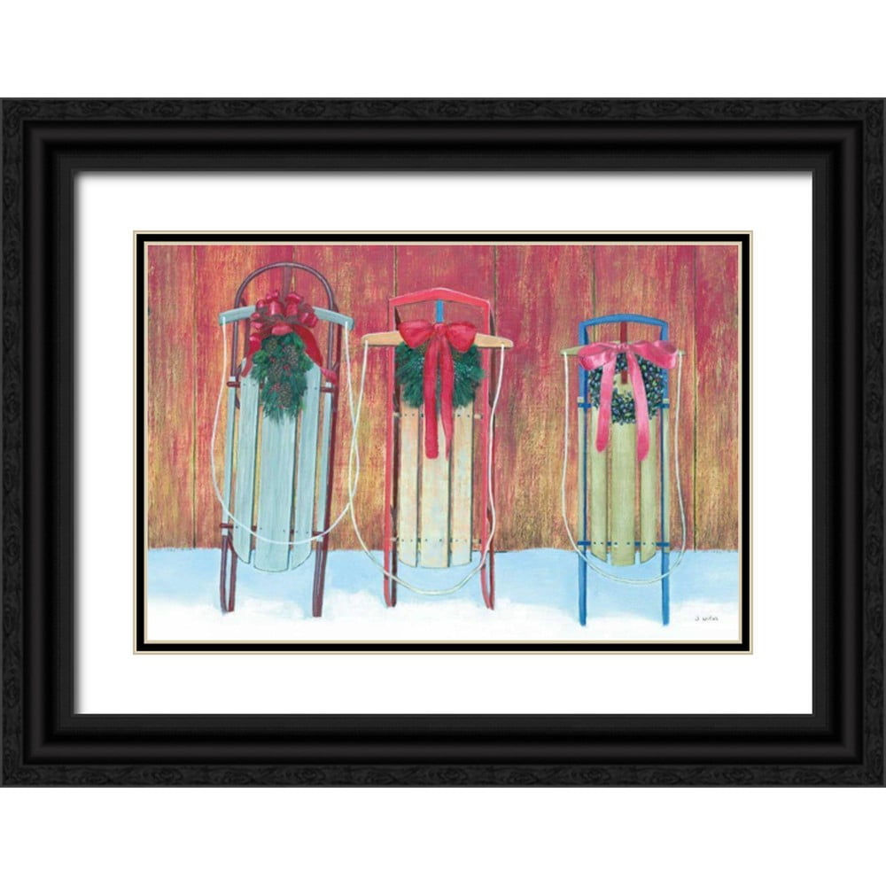Wiens, James 14x11 Black Ornate Wood Framed with Double Matting Museum ...