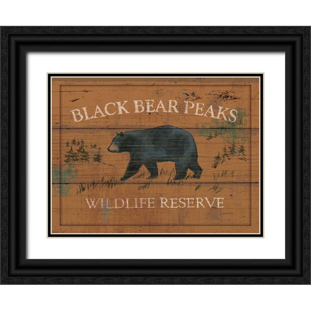 Wiens, James 14x12 Black Ornate Wood Framed with Double Matting Museum ...