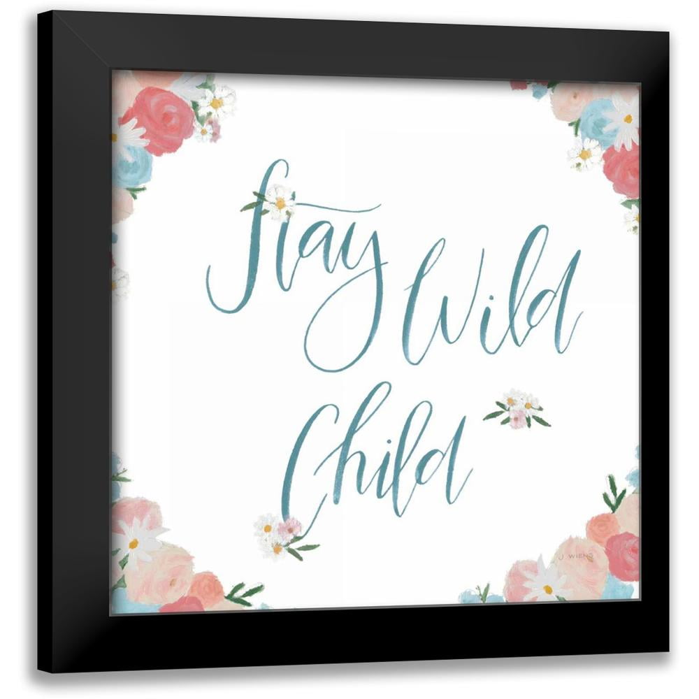 Wiens, James 15x15 Black Modern Framed Museum Art Print Titled - Spirit Stallion VI Blush and ...