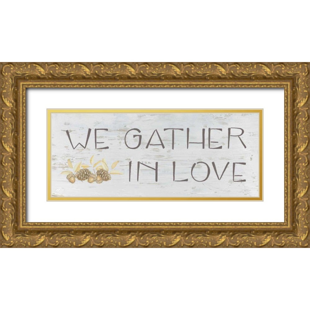 Wiens, James 18x10 Gold Ornate Wood Framed with Double Matting Museum ...