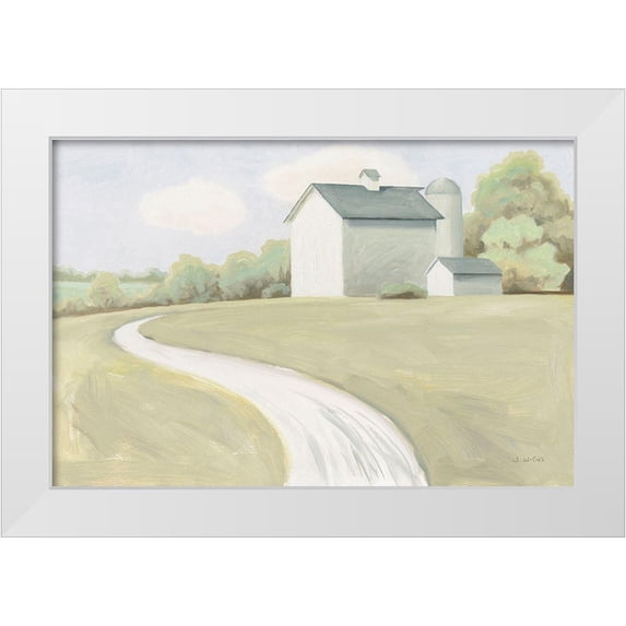 Wiens, James 18x13 White Modern Wood Framed Museum Art Print Titled ...