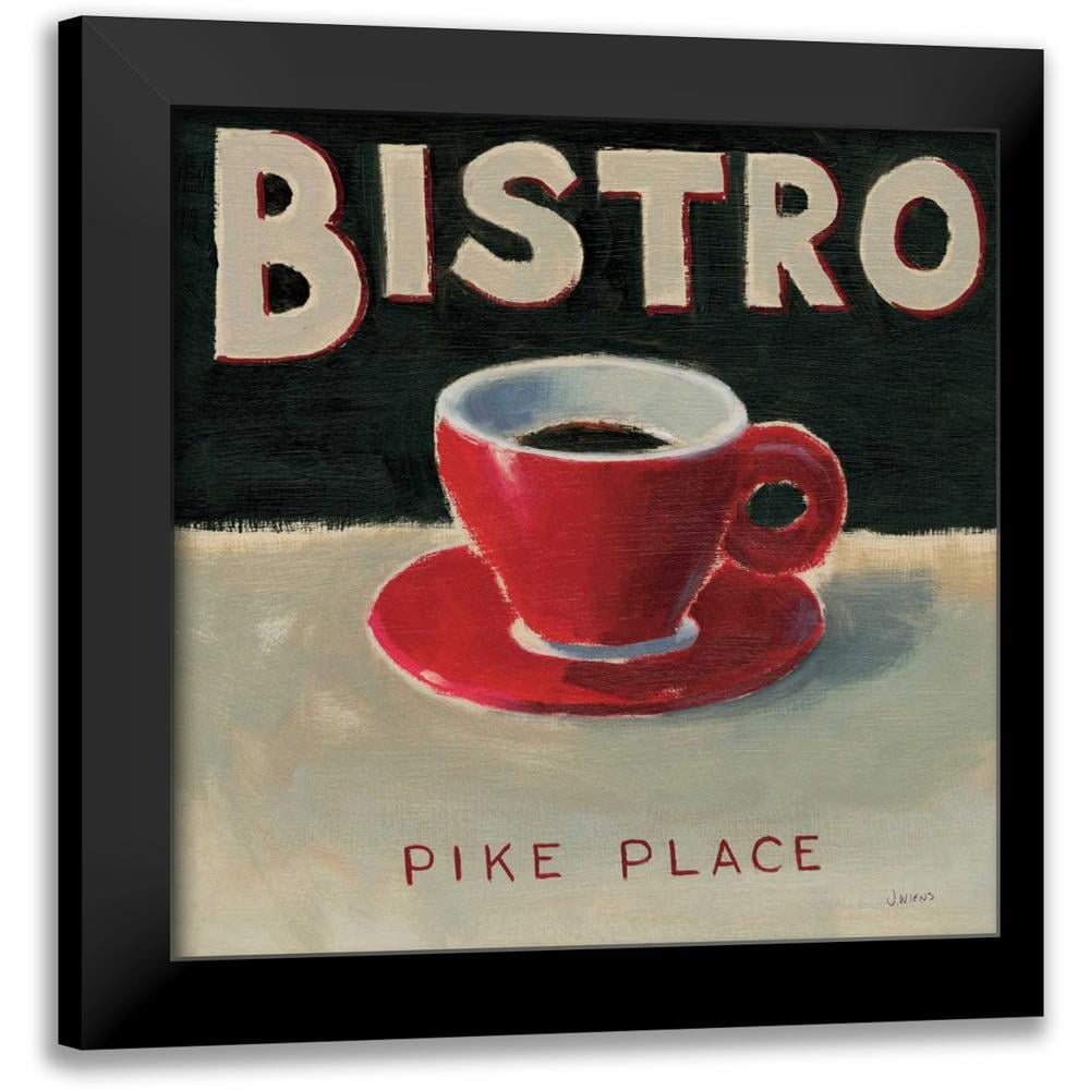 Wiens, James 20x20 Black Modern Framed Museum Art Print Titled - Coffee ...