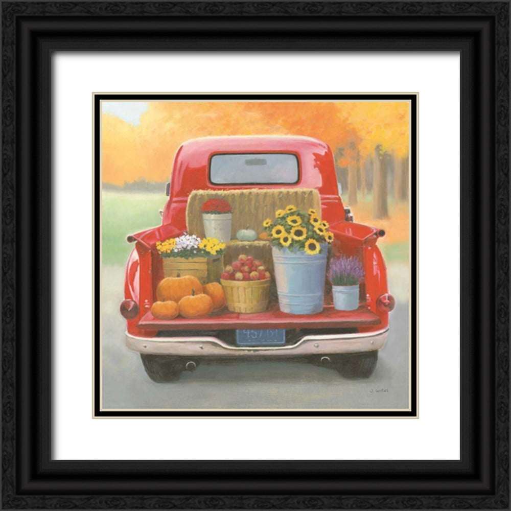 Wiens, James 20x20 Black Ornate Wood Framed with Double Matting Museum ...