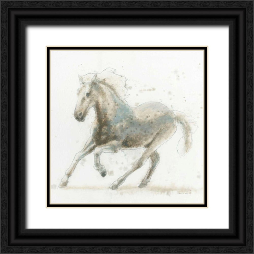 Wiens, James 20x20 Black Ornate Wood Framed with Double Matting Museum ...