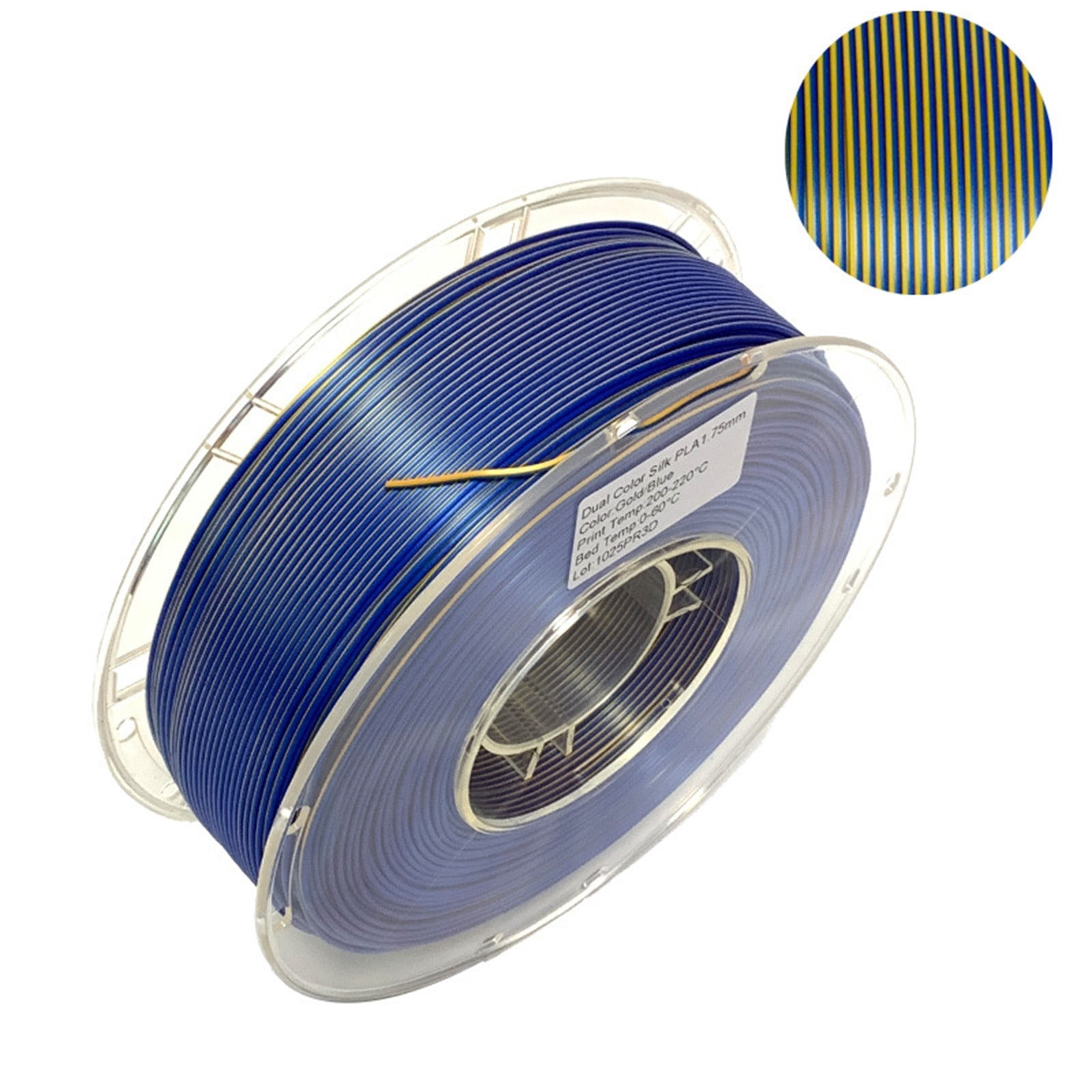 Wiepcs Clearance! 3d Printing Filament, Color Shiny Pla+ Filament 1 ...