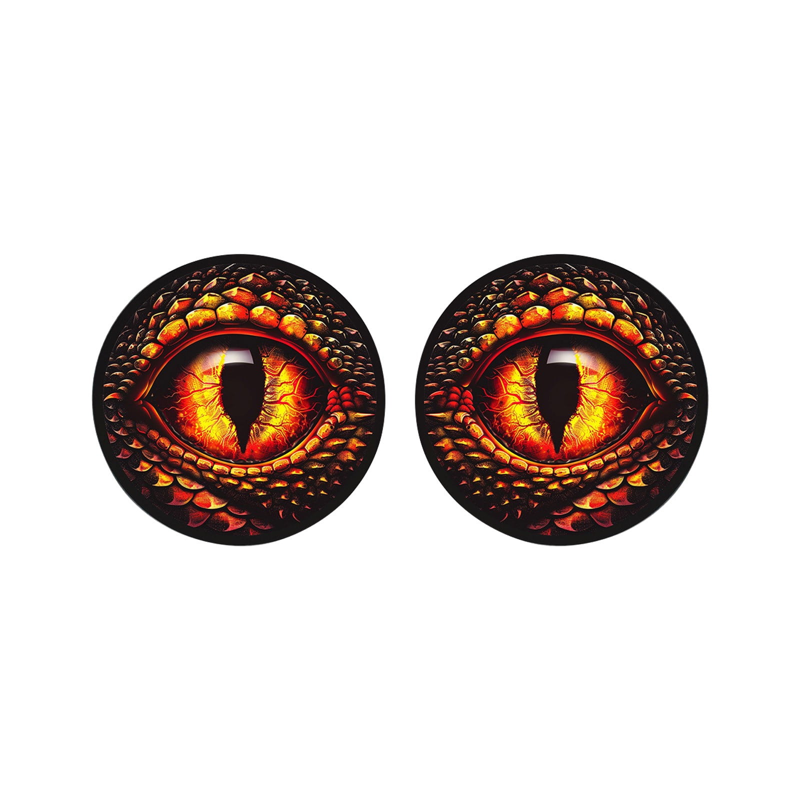 Wiepcs Clearance! Colorful Dragon Eyes Headlight Sticker Headlight Eyes ...
