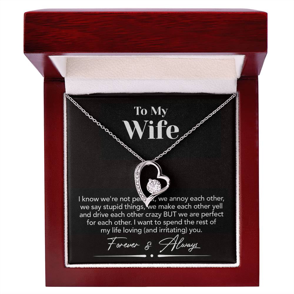 Wife Annoying Husband - Gift For Her - Forever Love Necklace - 14k ...