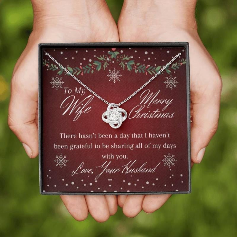 To My Wife, Love Knot Necklace, Gift Ideas for My Wife, Wife Gift Ideas ...
