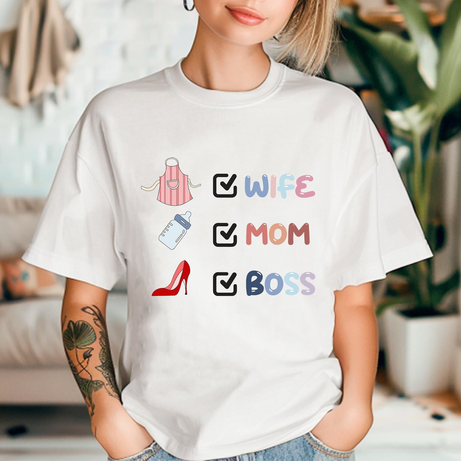 Wife Mom Boss Png, Mom Png, Mom Sublimation,Motheru2019s Day Gift ...