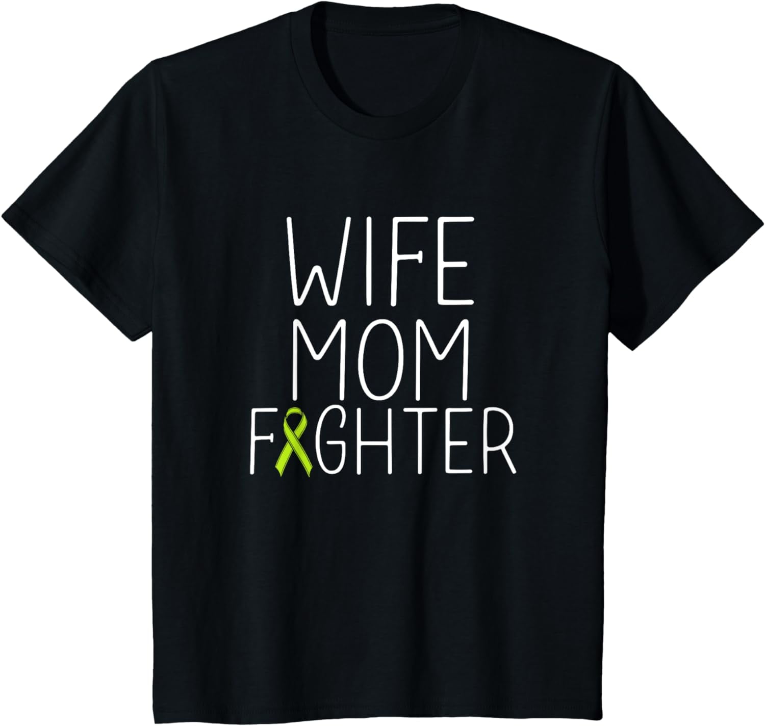Wife Mom Fighter - Lymphoma Cancer Warrior Shirt & Gift - Walmart.com