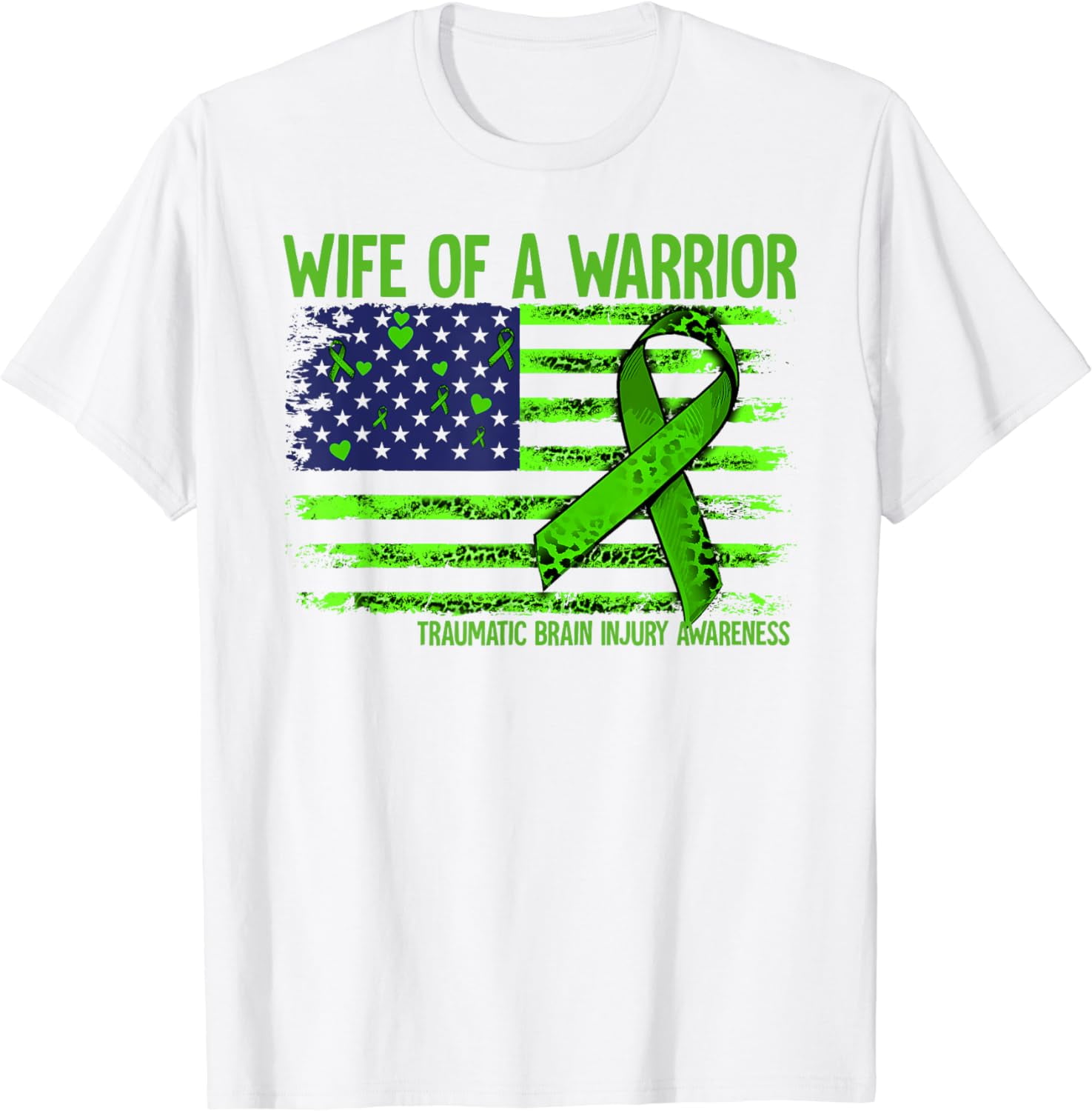 Wife Of A Warrior Traumatic Brain Injury Awareness T-Shirt - Walmart.com