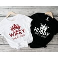 Wifey and Hubby Shirt, Wedding Party Shirt, Honeymoon Shirt,Wedding ...