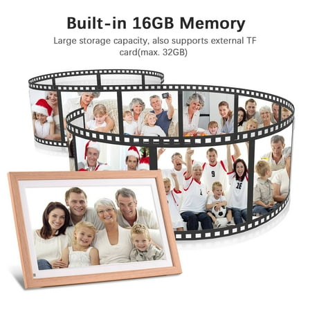Digital Photo Frame,1920 * 1080 Inch Wifi Frame App With Stand ...