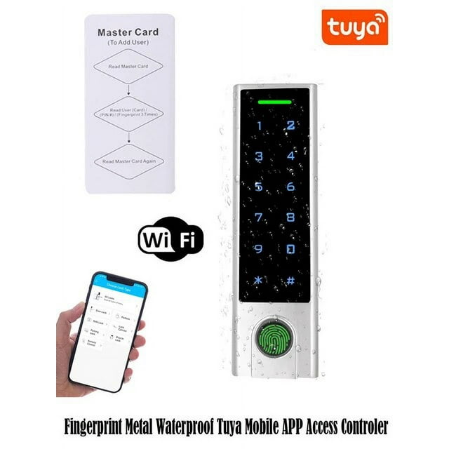 Wifi APP 125Khz RFID Access Controller IP66 Waterproof Fingerprint ...